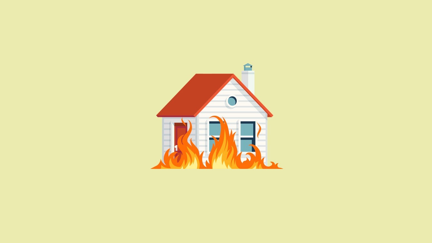 Siniestro incendio en casa | Seguripedia